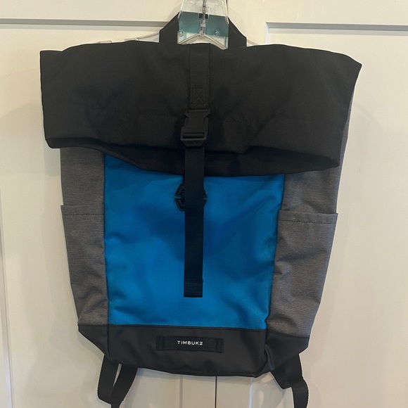 Timbuk2 | Bags | Timbuk2 Black Blue And Gray Mens Backpack | Poshmark